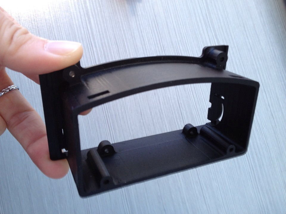 Powder Coated Precision CNC Milling Machining Plastic Custom ABS Prototype
